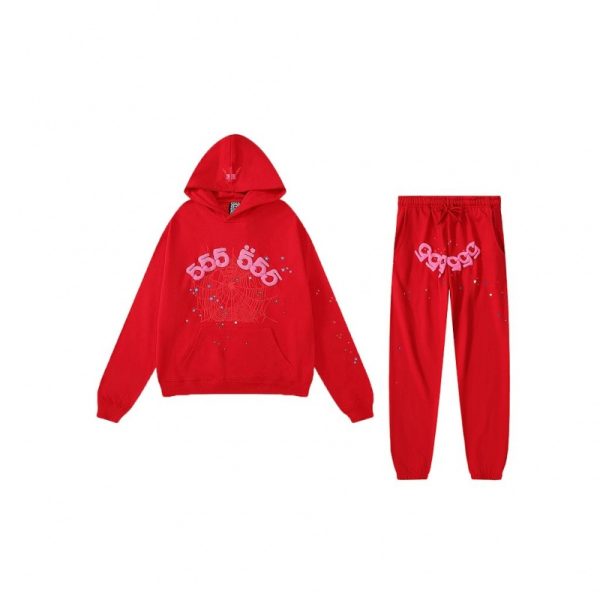Red Sp5der 555 Tracksuit | sp5-der.com